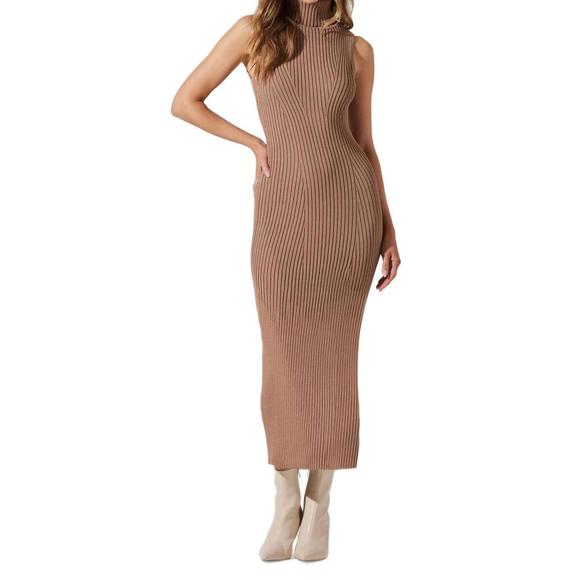 Astr | Dresses | New Astr Channary Sweater Dress In Chesnut | Poshmark